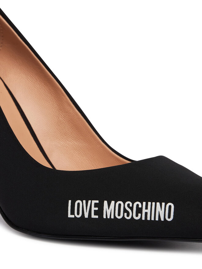 Pantofi cu toc subțire LOVE MOSCHINO JA10299G1OIM0000 Negru | epantofi.ro