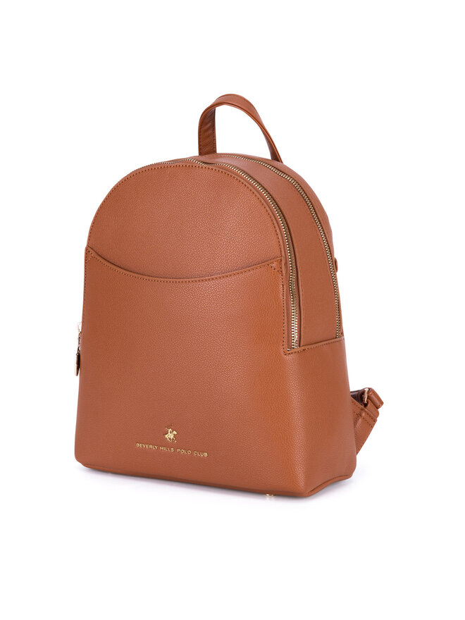 Plecak Beverly Hills Polo Club BHPC-C-007-07 Brązowy | eobuwie.com.pl