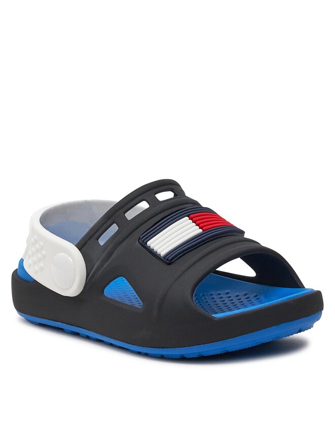 Sandalen Tommy Hilfiger T3X2-33440-0083 M Schwarz | eschuhe.de
