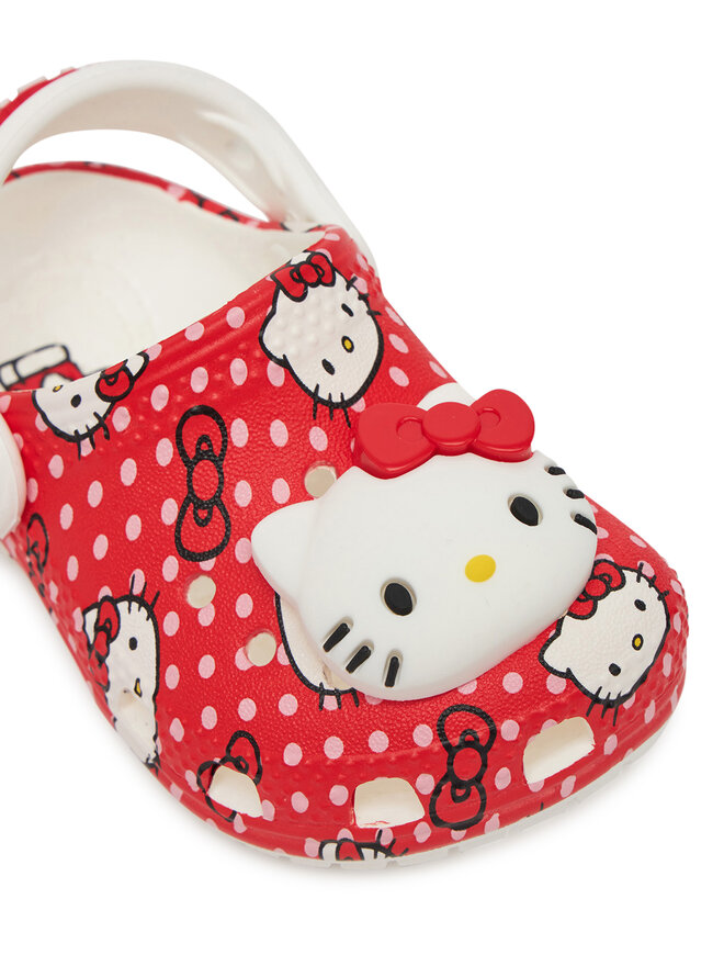Şlapi Crocs Hello Kitty Red Classic Clog T 210577 Colorat | epantofi.ro