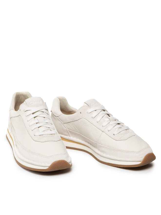 Sneakers Clarks CraftRun Lace 261577947 Weiß | eschuhe.de