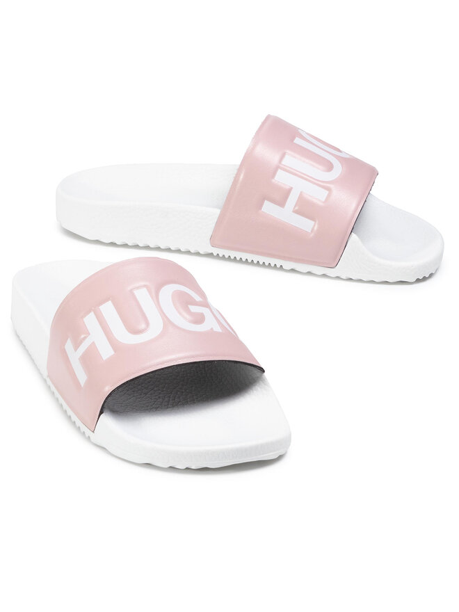 Klapki Hugo Time Out Slide-Ar 50435413 10228302 01 Różowy | eobuwie.com.pl