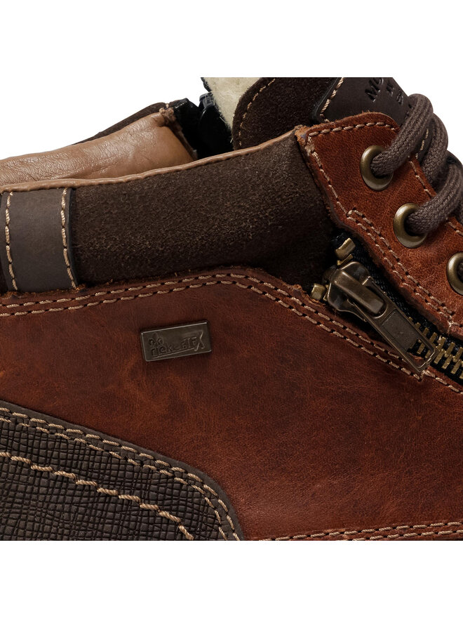 Schnürschuhe Rieker 38433-24 Braun | eschuhe.de