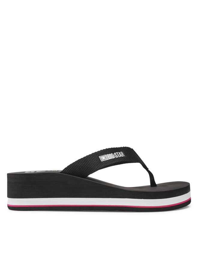 Chancletas Big Star Shoes JJ274A332 Negro | zapatos.es