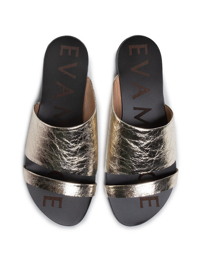 Pantoletten Eva Minge EM-08-07-000726 Goldfarben | eschuhe.de