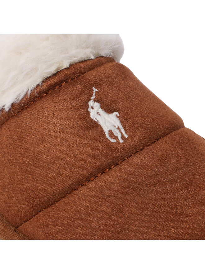 Hausschuhe Polo Ralph Lauren Kelcie RF103631 Braun | eschuhe.de