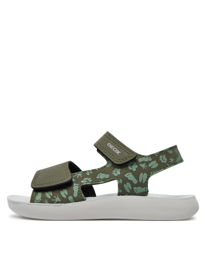 Sandale Geox J Sandal Lightfloppy J45GQE 000CE C3222 S Kaki | epantofi.ro