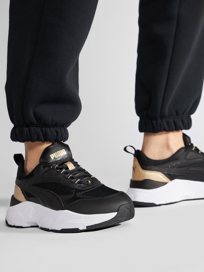 Sneakers Puma Cassia Distressed 387645 01 Negru | epantofi.ro