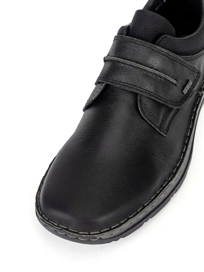 Półbuty Rieker 05358-01 Czarny | eobuwie.com.pl