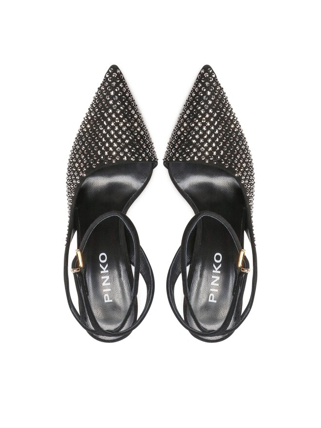Tacón de aguja PINKO Lisette Slingback PE 23 BLKS1 100566 A0N6 Negro ...