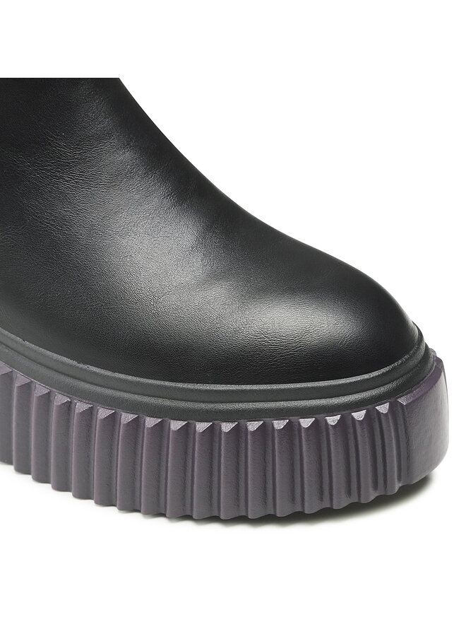 Kotníková obuv s elastickým prvkem Keddo 828126/09-03E Černá | eobuv.cz