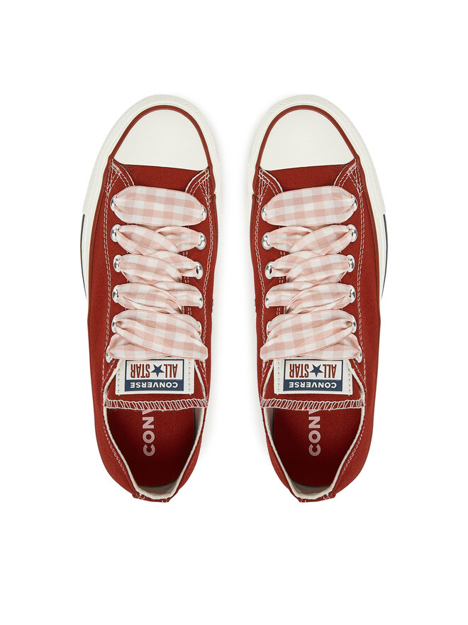 Sneakers aus Stoff Converse Chuck Taylor All Star Gingham A13662C Rot ...