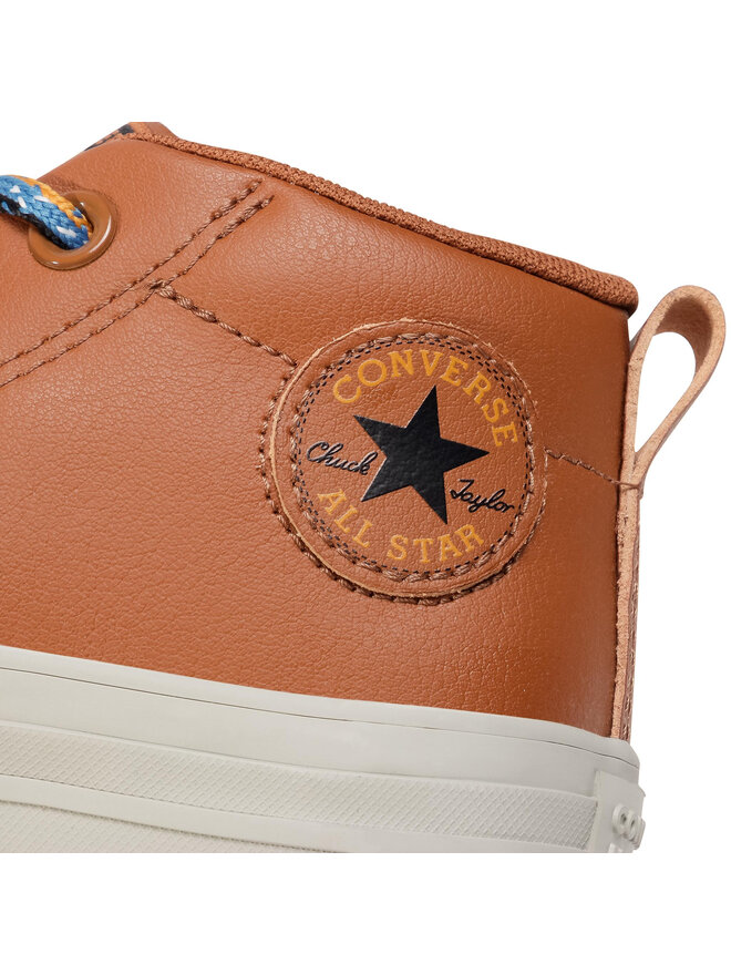 Sneakersy Converse Ctas Street Boot Md 668490C Hnědá | eobuv.cz