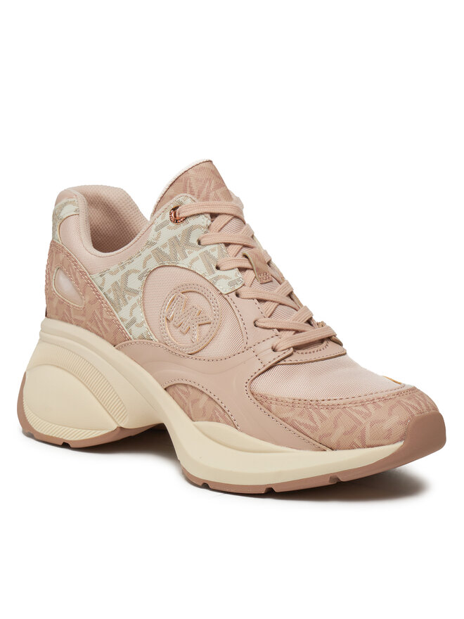 Sneakers MICHAEL Michael Kors Zuma Trainer 43H3ZUFS2B Roz | epantofi.ro
