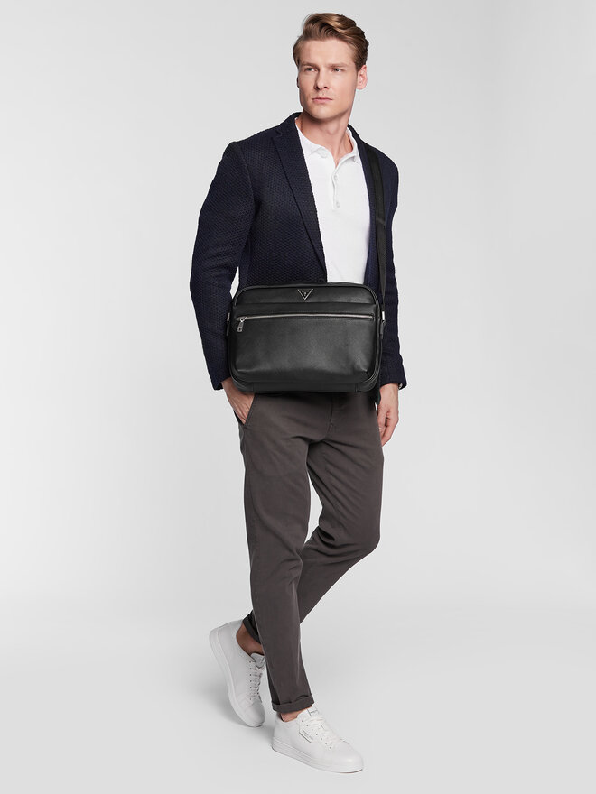 Brašna na notebook Guess Certosa Saffiano Smart HMECSA P3139 Černá ...