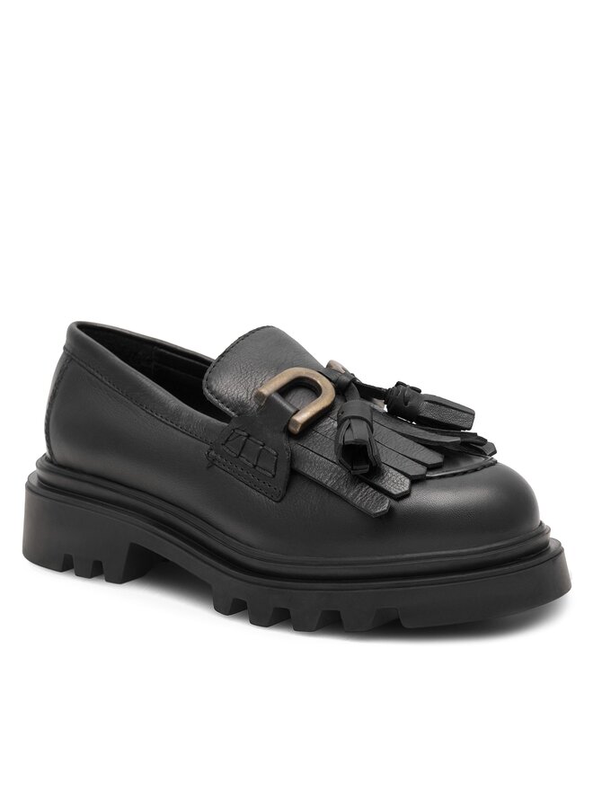 Loafersy Badura 22SS24 Czarny | eobuwie.com.pl
