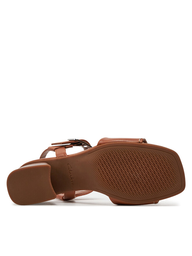Sandały Clarks Siara65 Buckle 26176343 Brązowy | eobuwie.com.pl