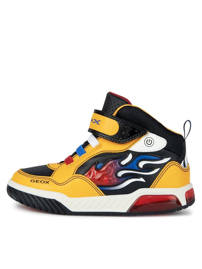 Sneakersy Geox J Inek Boy J369CE 0BU11 C0066 S Žlutá | eobuv.cz