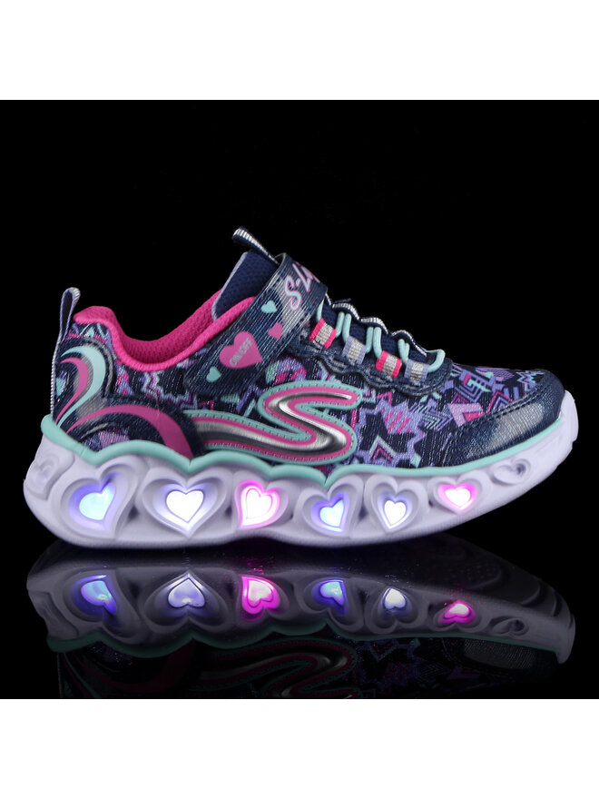 Sneakers Skechers Heart Lights 20180L/NVMT Dunkelblau | eschuhe.de