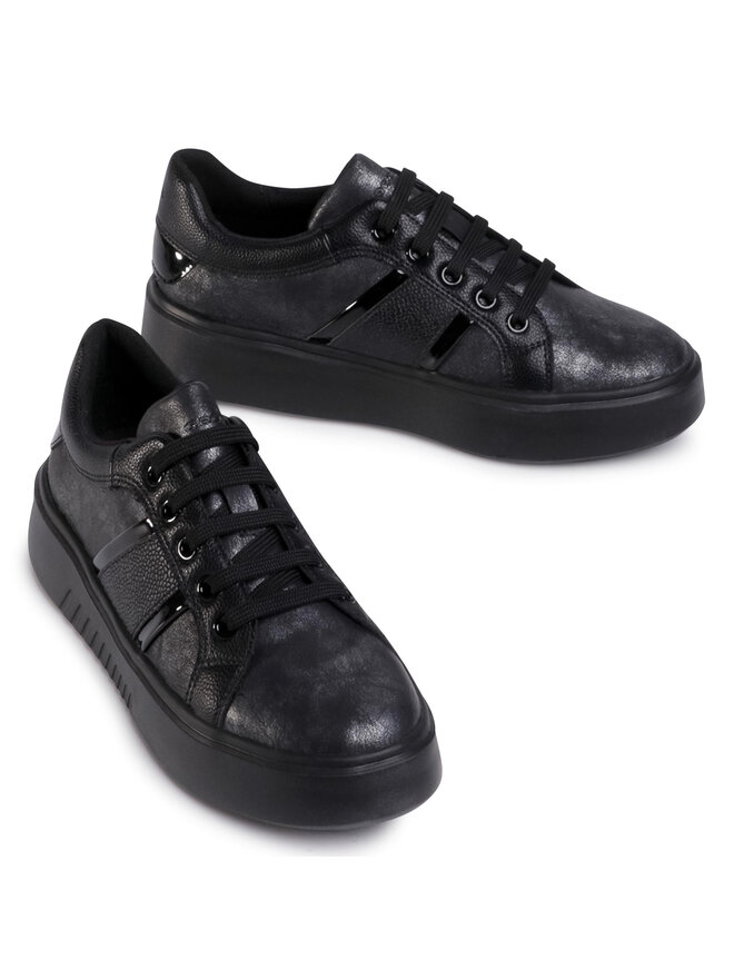 Sneakers Geox D Nhenbus A D048DA 0PVBU C9999 Schwarz | eschuhe.de