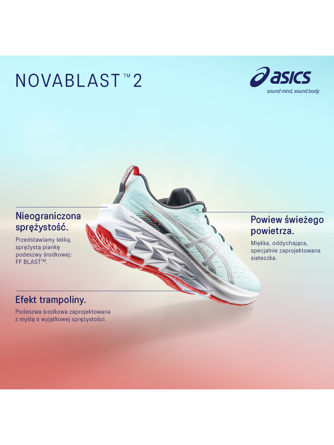 Laufschuhe Asics Novablast 2 1011B192 Blau | eschuhe.de