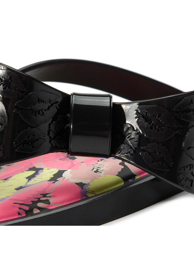 Zehentrenner Melissa Flip Flop Kisses Ad 32579 Schwarz | eschuhe.de