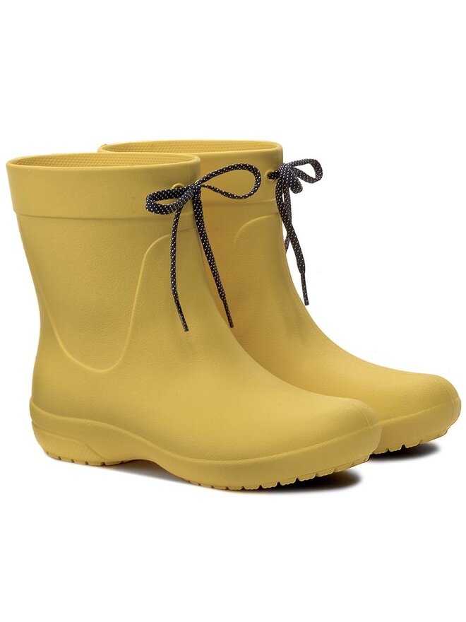 Botas de agua Crocs Freesail Shorty Rainboot 203851 Amarillo | zapatos.es