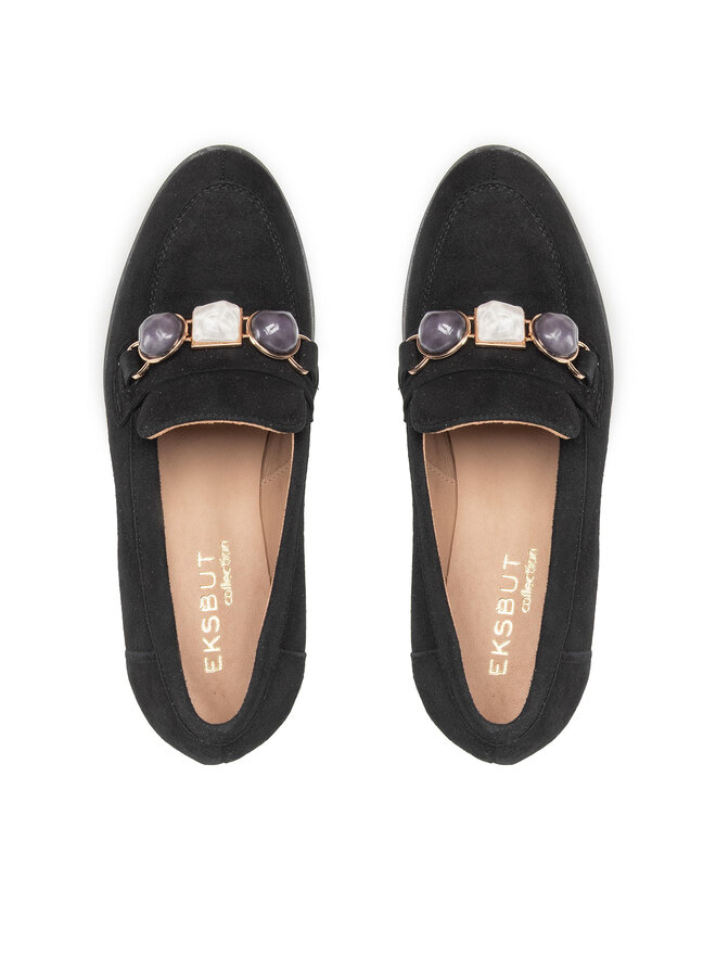 Slipper Eksbut 2D-6373-136 Schwarz | eschuhe.de