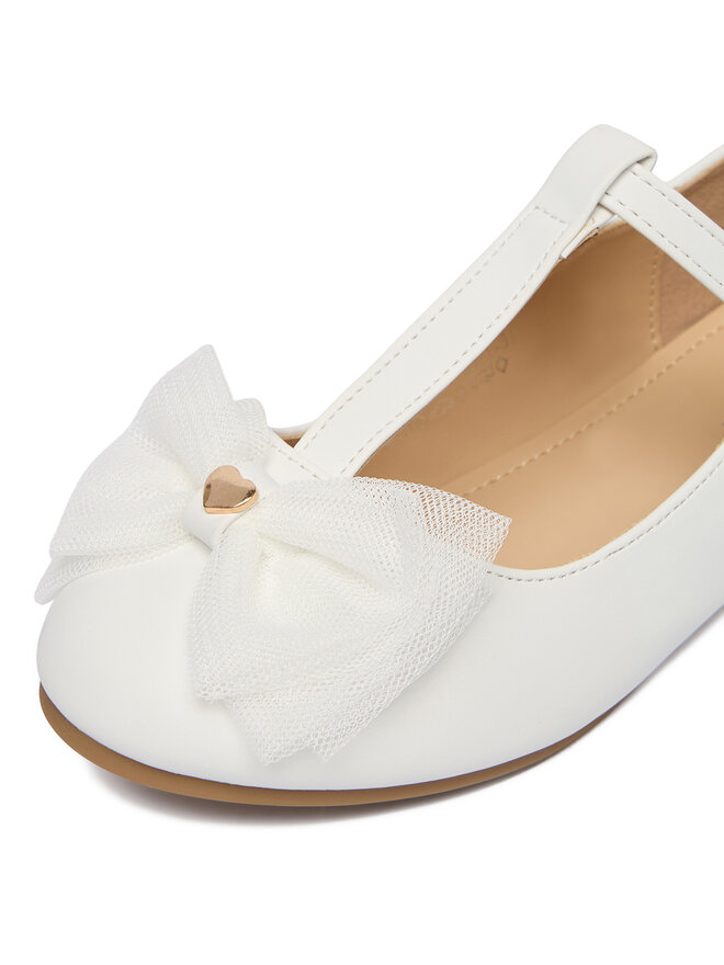 Baleriny JENNY CEO-CM250701-1 Biały | eobuwie.com.pl