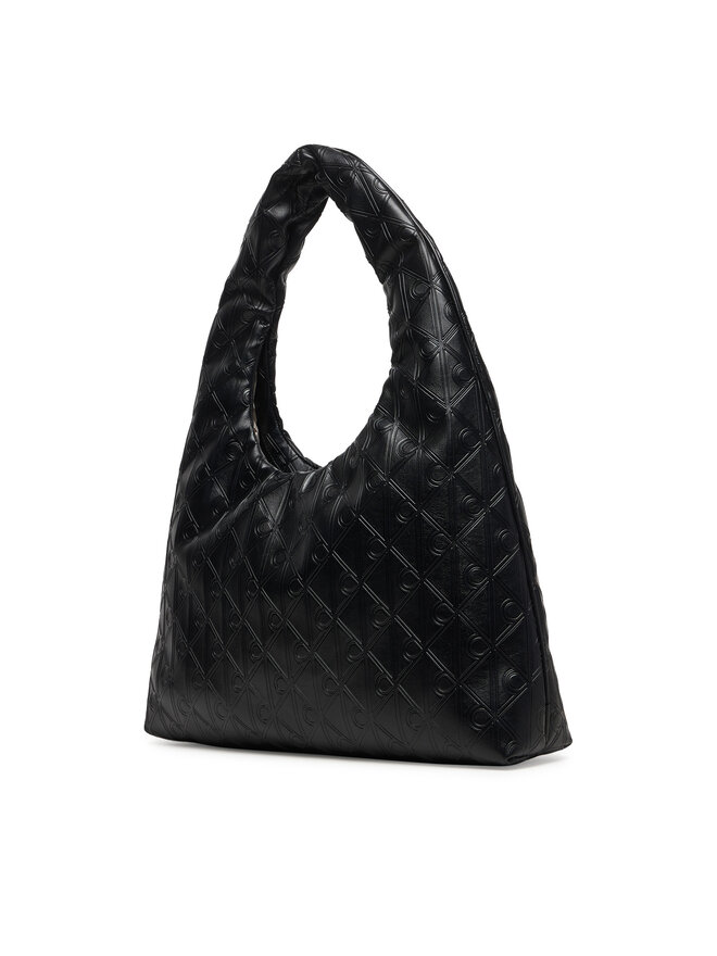 Geantă Calvin Klein Emblem Aop Puffer Lg Shoulder Ba LV04F3199G Negru ...