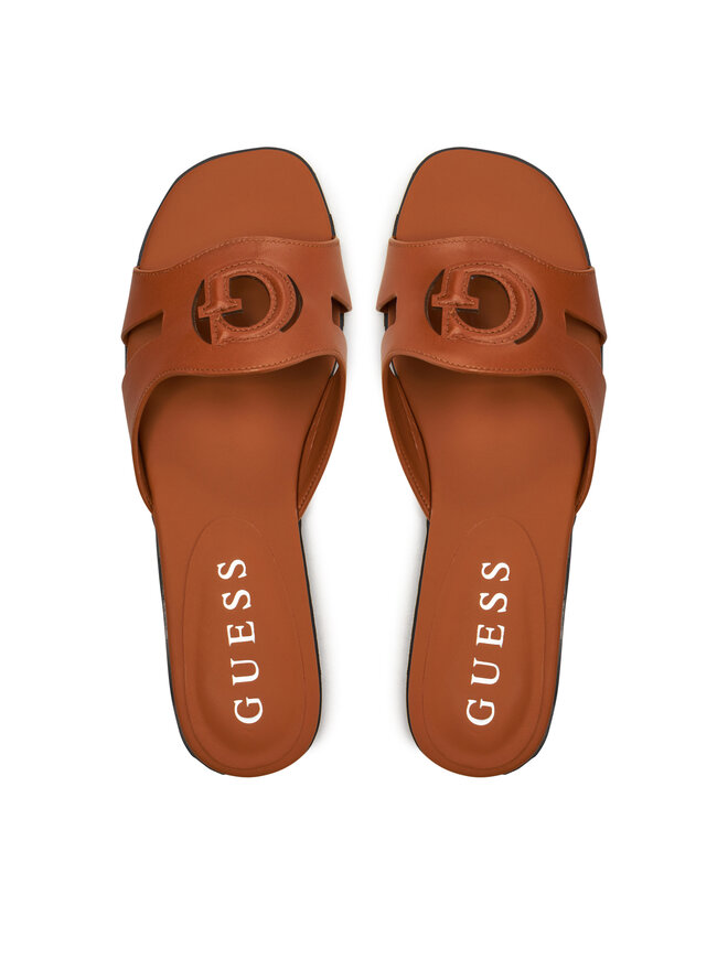 Pantoletten Guess FLGCIA LEA19 Braun | eschuhe.de