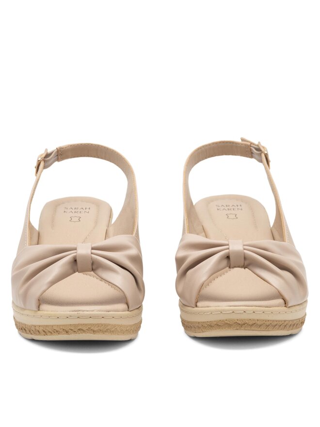 Sandały Sarah Karen EST-L86-02 Beżowy | eobuwie.com.pl