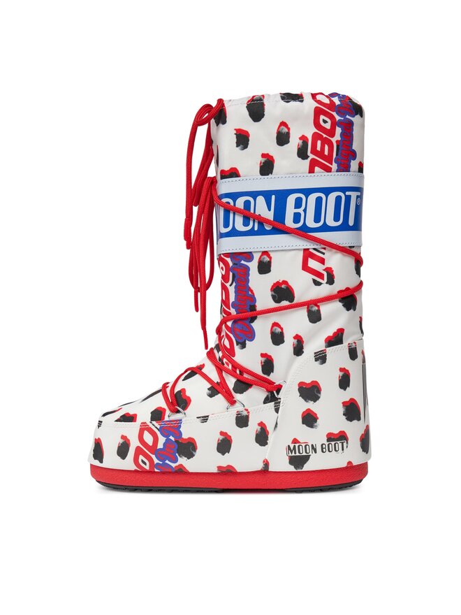 Schneeschuhe Moon Boot Retrobiker 14028600001 S Weiß | eschuhe.de