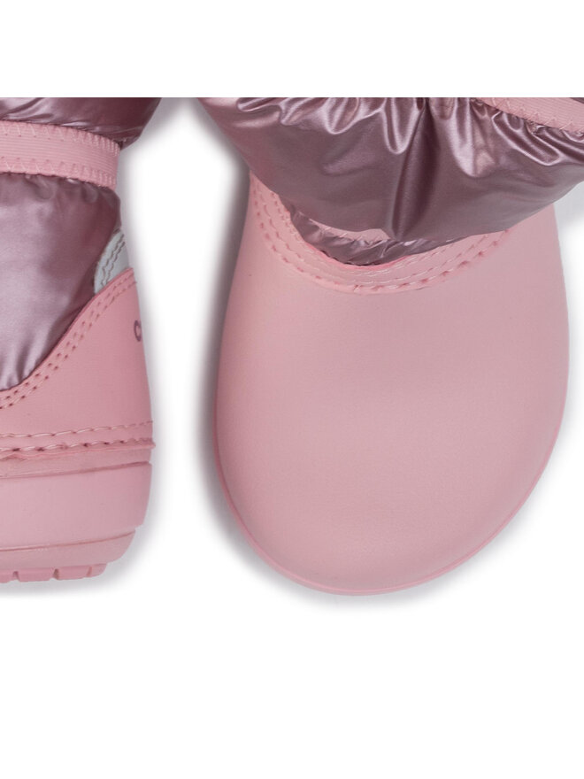 Cizme de zăpadă Crocs Cb Lodgepoint Metallic Boot G 205829 Roz ...