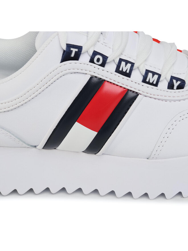 Sneakers Tommy Jeans High Cleated Tommy Jeans Sneaker EN0EN00948 WeiB eschuhe