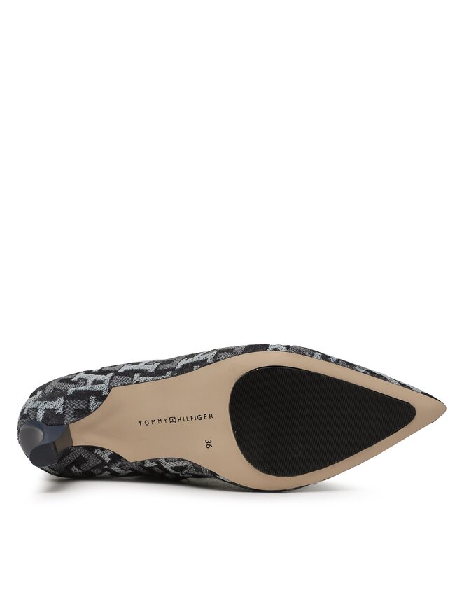 Botki Tommy Hilfiger Pointy Heel Boot Denim FW0FW06901 Granatowy ...