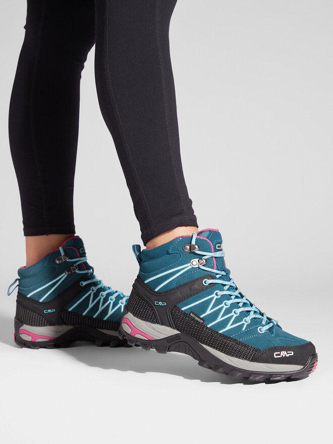 Trekkingschuhe CMP Rigel Mid Wmn Trekking Shoe Wp 3Q12946 Blau | eschuhe.de