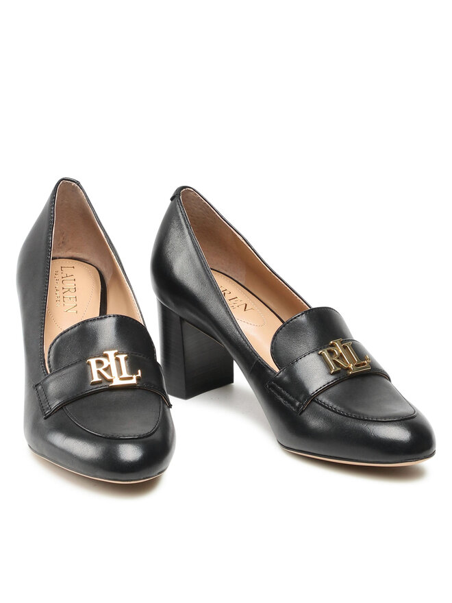 Halbschuhe Lauren Ralph Lauren Brendi 802824670003 Schwarz | eschuhe.de