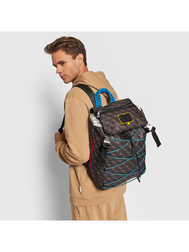 Rucksack Guess Salameda (4G Mix) HMSA4G P1205 Braun | eschuhe.de