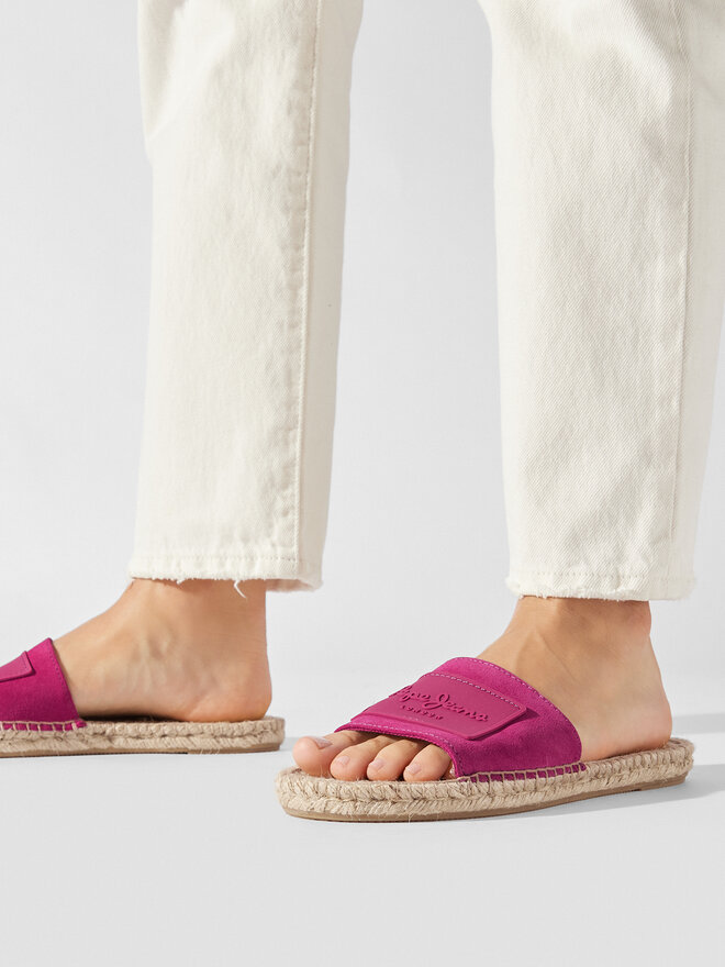 Espadrilles Pepe Jeans Siva Berry PLS90583 Violett | eschuhe.de