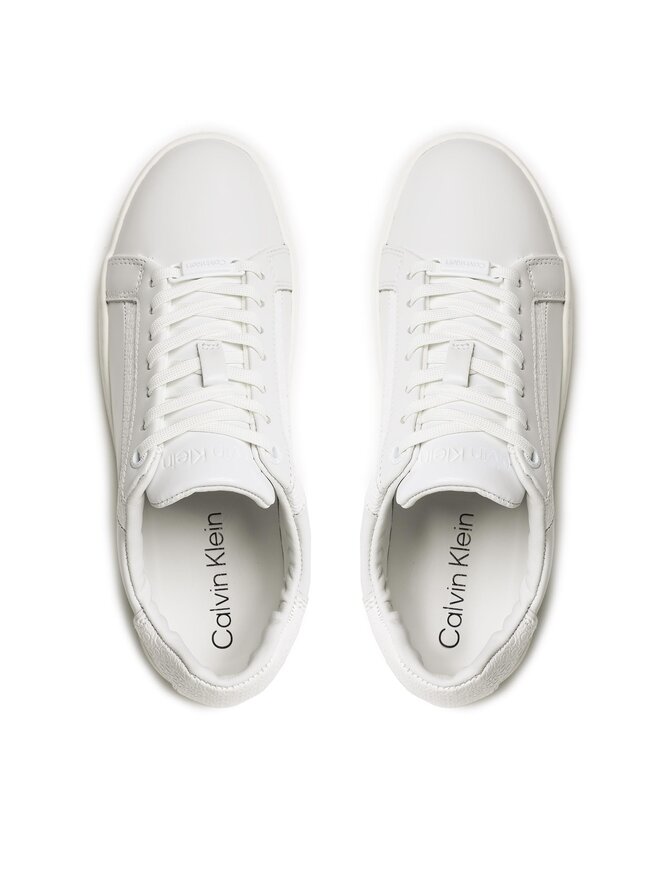 Sneakers Calvin Klein Clean Cup Lace-Nano Mono Mix HW0HW01592 Weiß ...