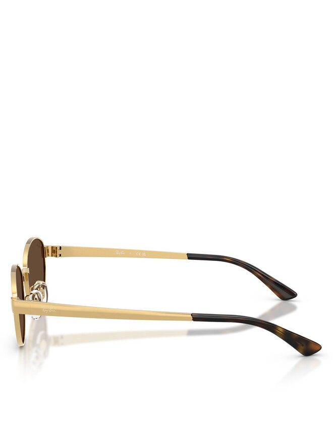 Okulary przeciwsłoneczne Ray-Ban 0RB3774D Złoty | eobuwie.com.pl
