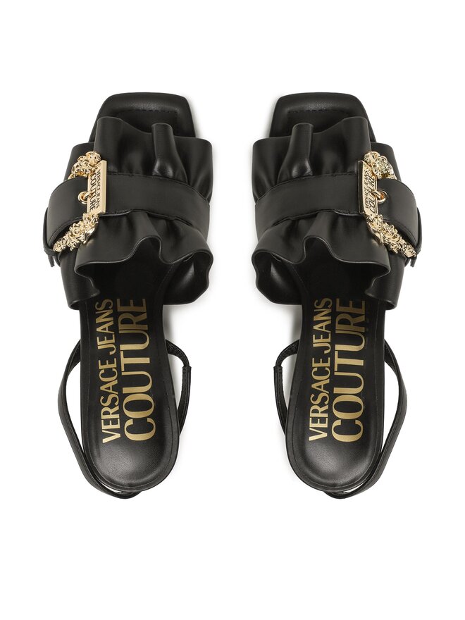 Sandalen Versace Jeans Couture 74VA3S48 Schwarz | eschuhe.de