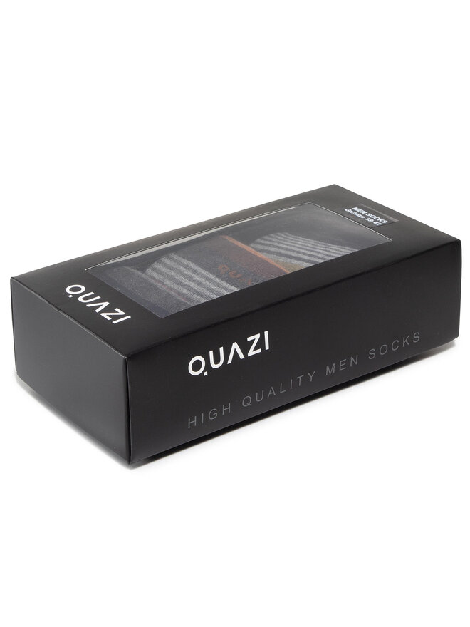 Set de 3 perechi de șosete lungi pentru bărbați QUAZI QZ-SOCKS-65-04 ...