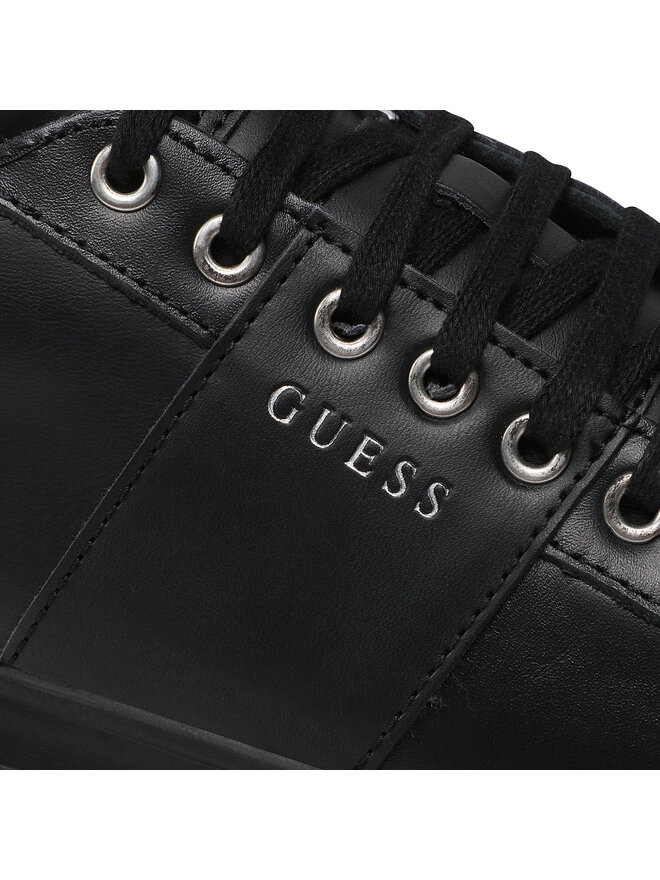 Zapatillas Guess Salerno FM7SRN LEA12 Negro | zapatos.es