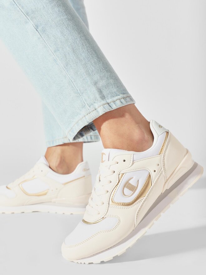 Sneakers Champion Run 85 Shiny Low Cut Shoe S11644-WW002 Weiß | eschuhe.de