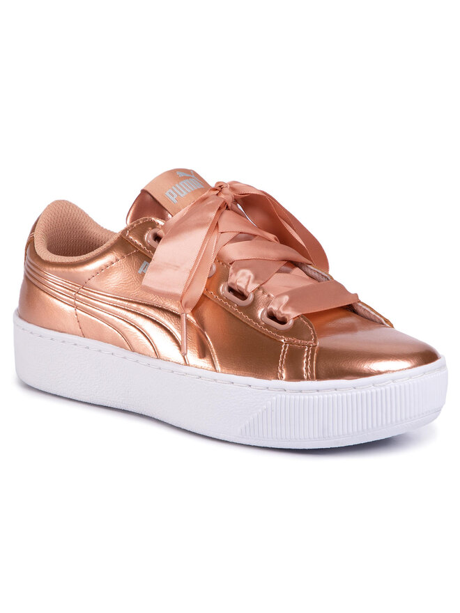 Sneakers Puma Vikky Platform Ribbon P 366419 05 Orange | eschuhe.de