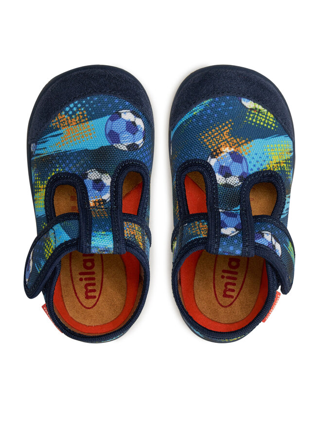 Papuci de casă MILAMI 226-66 FUDBALL Bleumarin | epantofi.ro