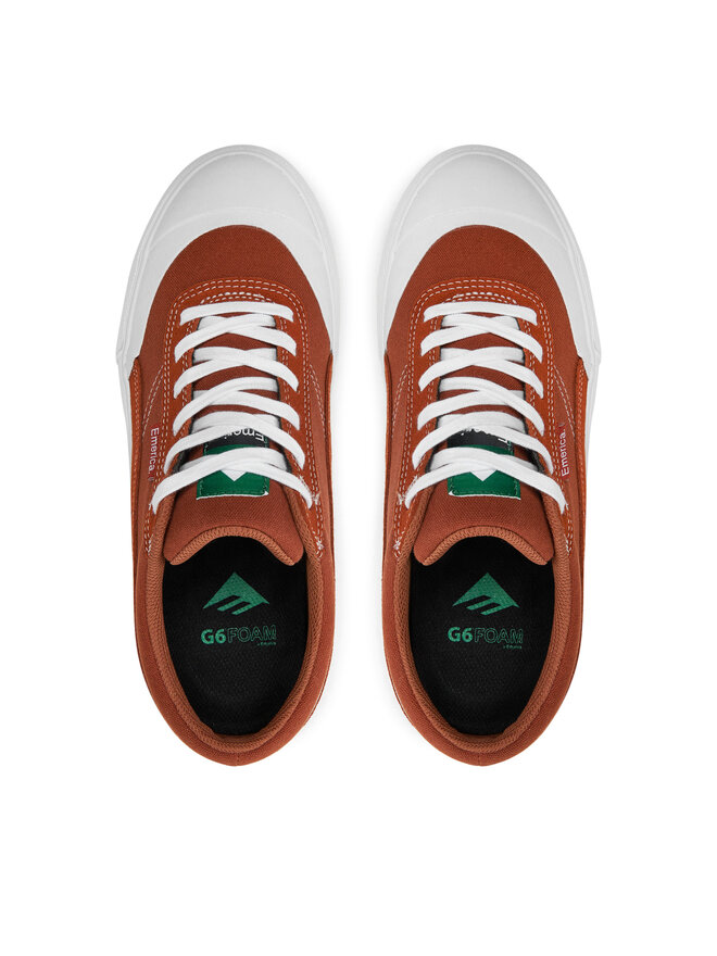 Tenisówki Emerica Vulcano 6101000147 Brązowy | eobuwie.com.pl