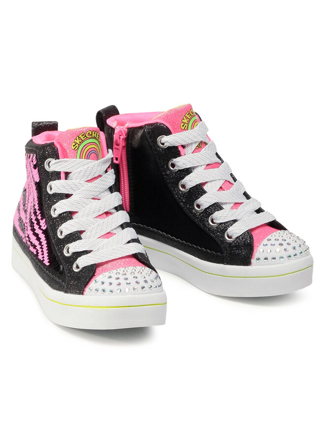 Sneakers Skechers Neon Muse 314025L/BKNP Schwarz | eschuhe.de